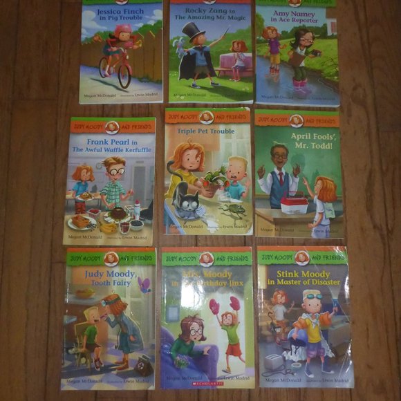 Toys | 9 Judy Moody And Friends Chapter Softback Books By Megan ...